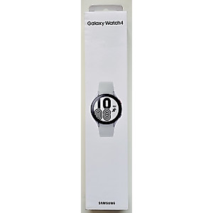 Samsung Galaxy Watch 4 Smartwatch 44mm with Extra Band Included, Silver (SM-R870NZSCXAA)