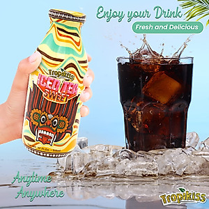 Tropikiss 12-Pack Sweet Iced Tea – Antioxidant-Rich Refreshing Drink | Natural Bottled Ice Tea | Healthy & Flavorful Beverage