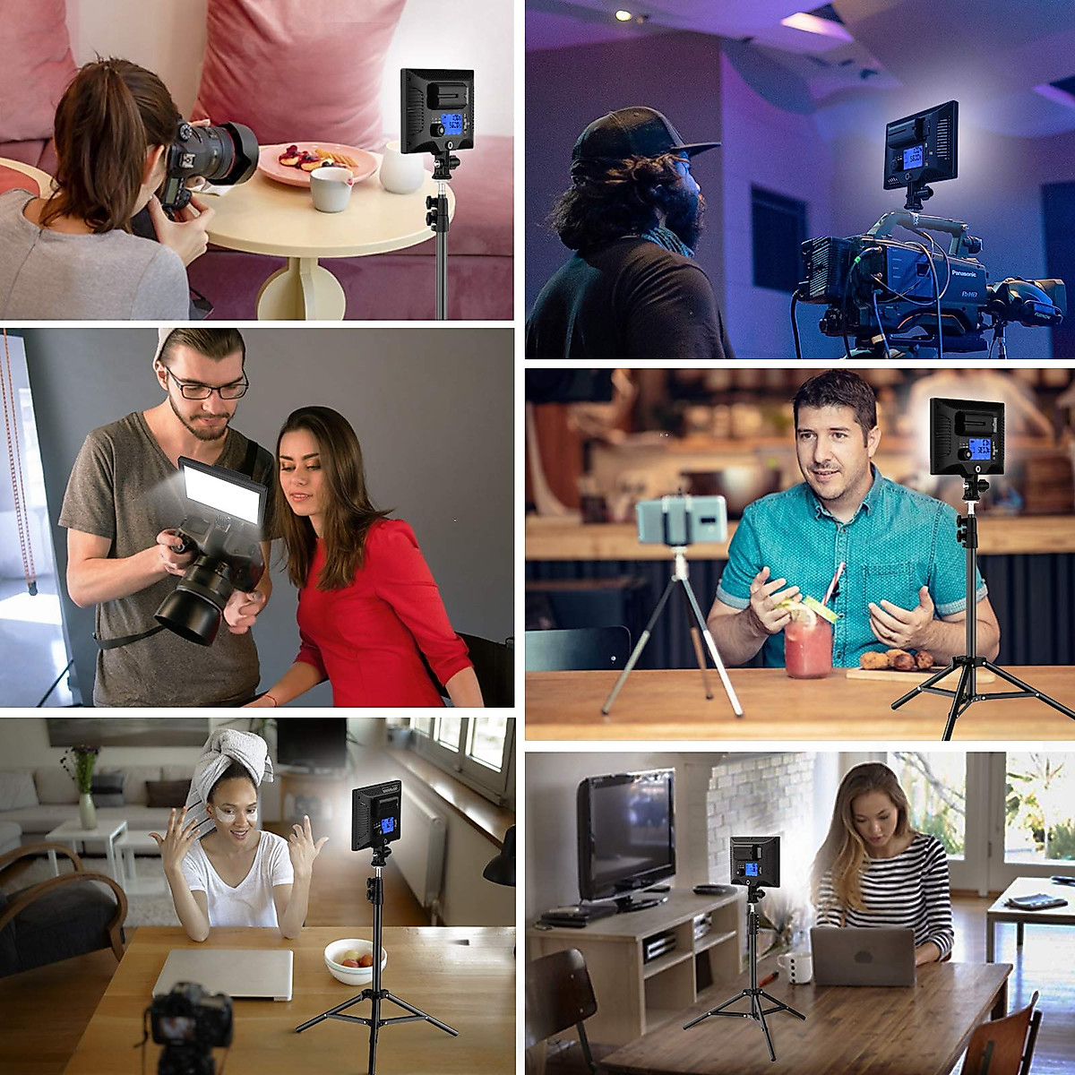 Switti S20 Camera Light, LED Light Mounted on DSLR Cameras/Camcorder, Portable Video Light Panel for Photography, YouTube Video, Vlog Lighting| 3200K-5600K, CRI95+