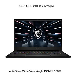 HIDevolution [2023] MSI Stealth GS66 12UGS 15.6" QHD 240Hz, 1.8 GHz i9-12900H, RTX 3070 Ti, 64 GB 4800MHz RAM, 16 TB PCIe SSD, Windows 11 Pro