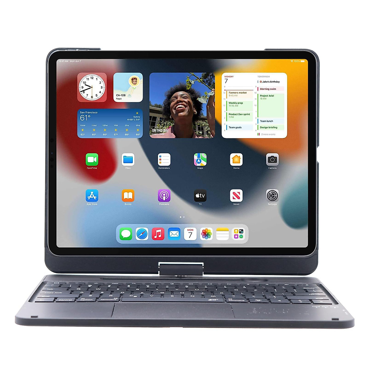 LENRICH 360 Keyboard case for iPad Pro 11 inch 4th&3rd&2nd&1st iPad Air 5th/4th Generation 10.9 inch