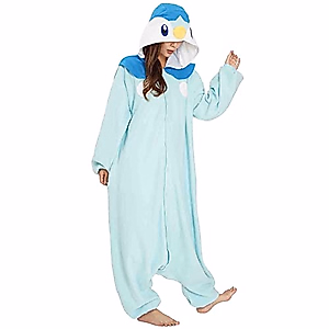 SAZAC Kigurumi - Pokemon - Piplup - Onesie Jumpsuit Halloween Costume