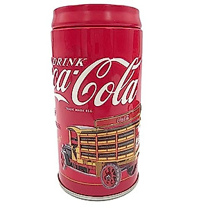 The Tin Box Company Coca Cola Salt and Pepper Set with Holder, Red (776817-12)