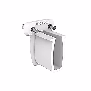 ClosetMaid 21932 Pre-Loaded 2-Inch Side Wall Brackets with Anchors for Wire Shelving, 500-Pack, White, 500 Count