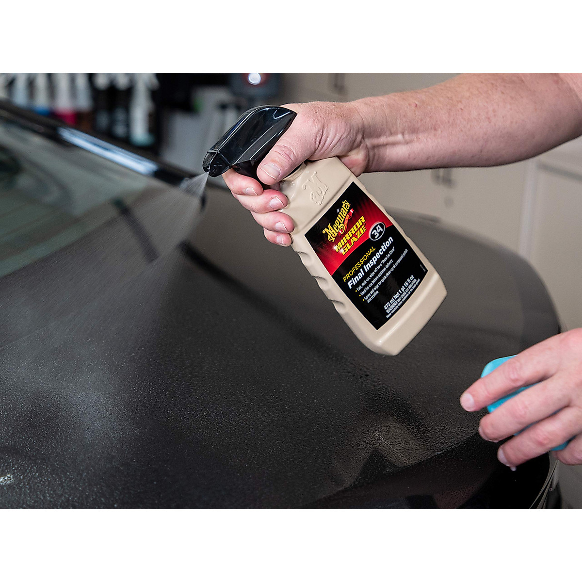 Meguiar's M3401 Mirror Glaze Final Inspection Spray Detailer - 1 Gallon Container