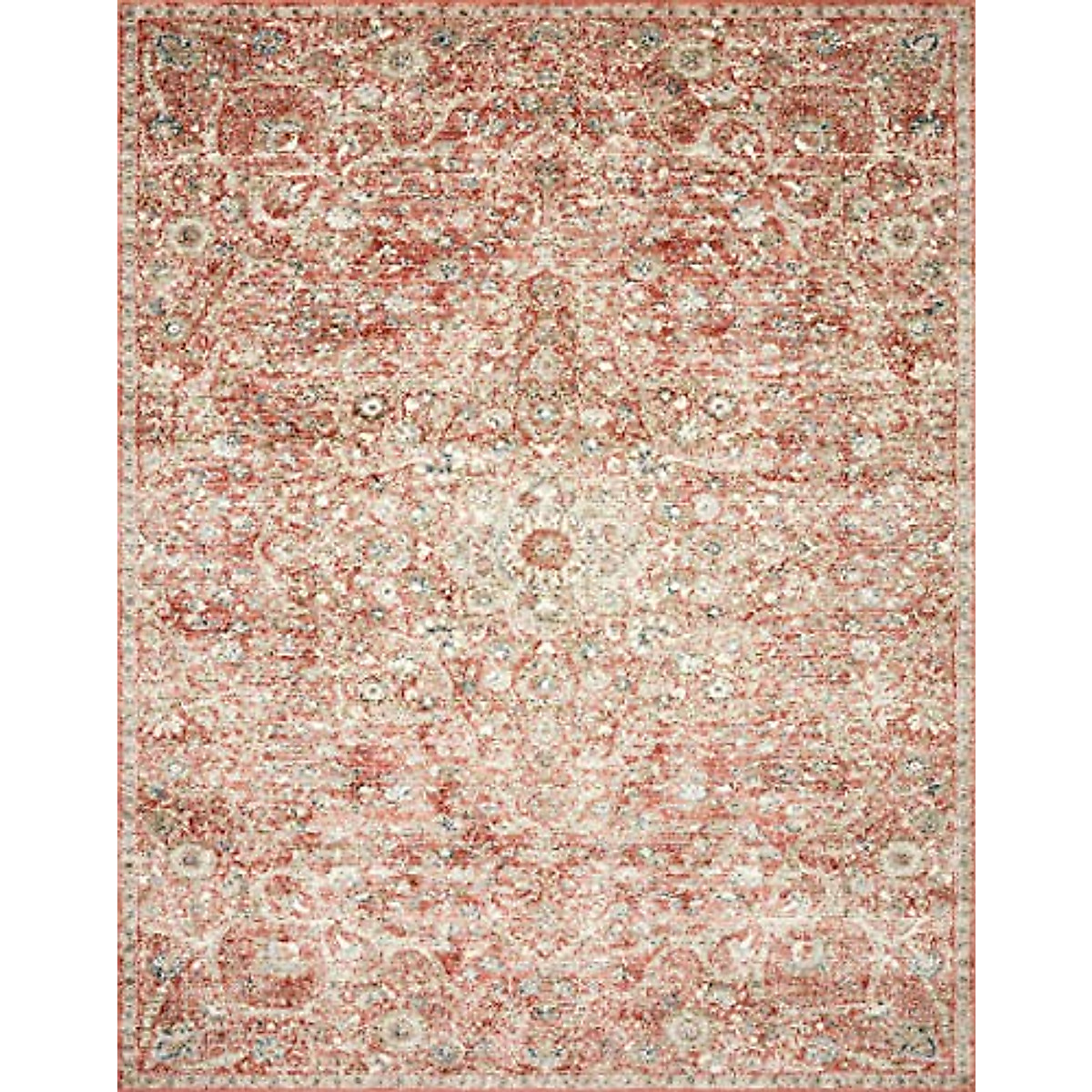 Loloi II Saban Rust/Beige 7'-10" x 10' Area Rug