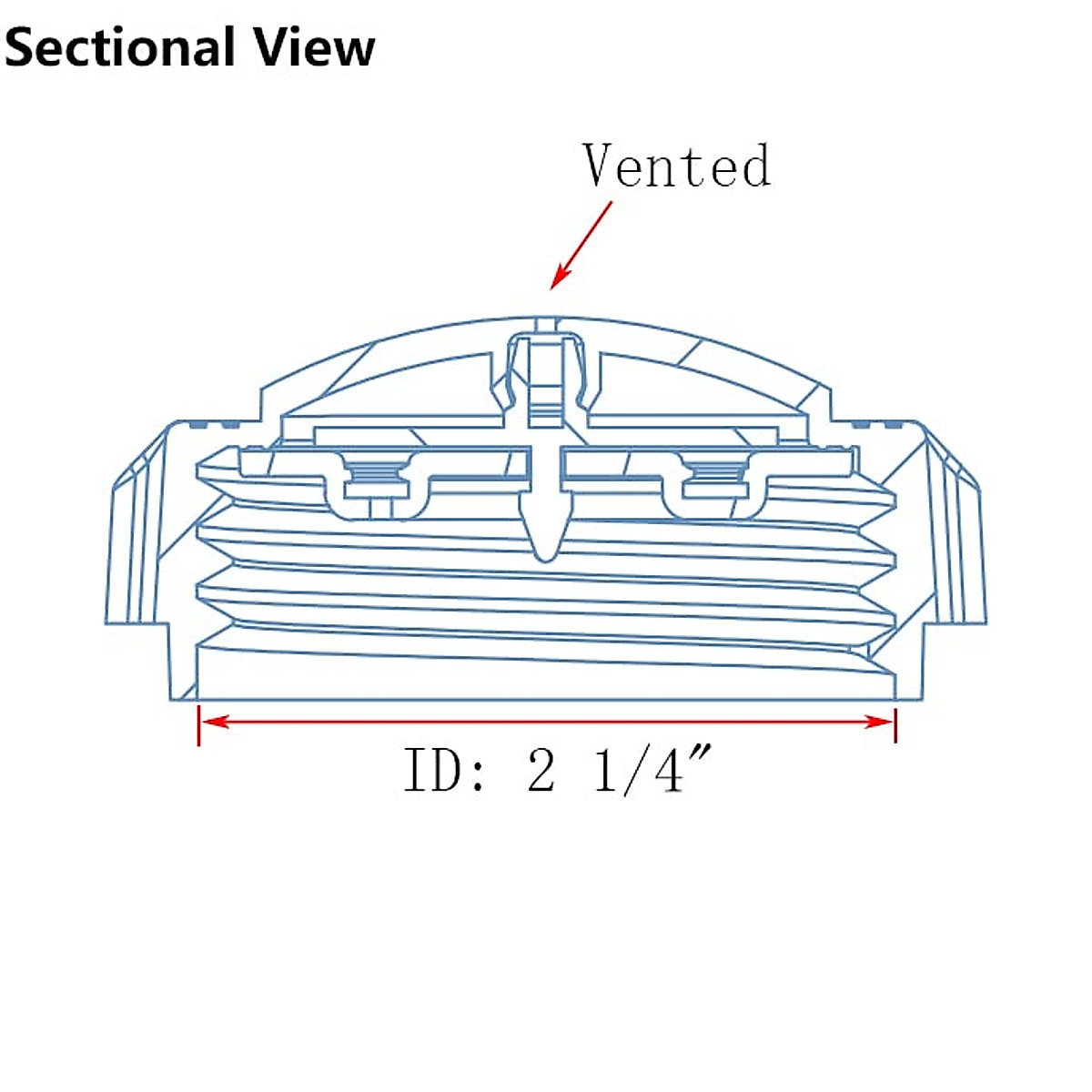 EISENS Fuel Gas Tank Cap Compatible John Deere Grasshopper Ariens Briggs Stratton Craftsman Troy-Bilt Toro Cub Cadet Exmark Simplicity Gravely Murray Husqvarna Snapper MTD Mower & Lawn Tractor