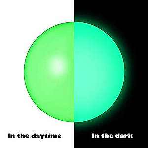 Skylety 8 Pieces Glow in The Dark Sticky Balls Elevated Glowing Stress Balls Relax Cool ASMR Stuff Toy for Ceiling Wall Adults(1.8 Inches,White, Blue, Orange, Green)