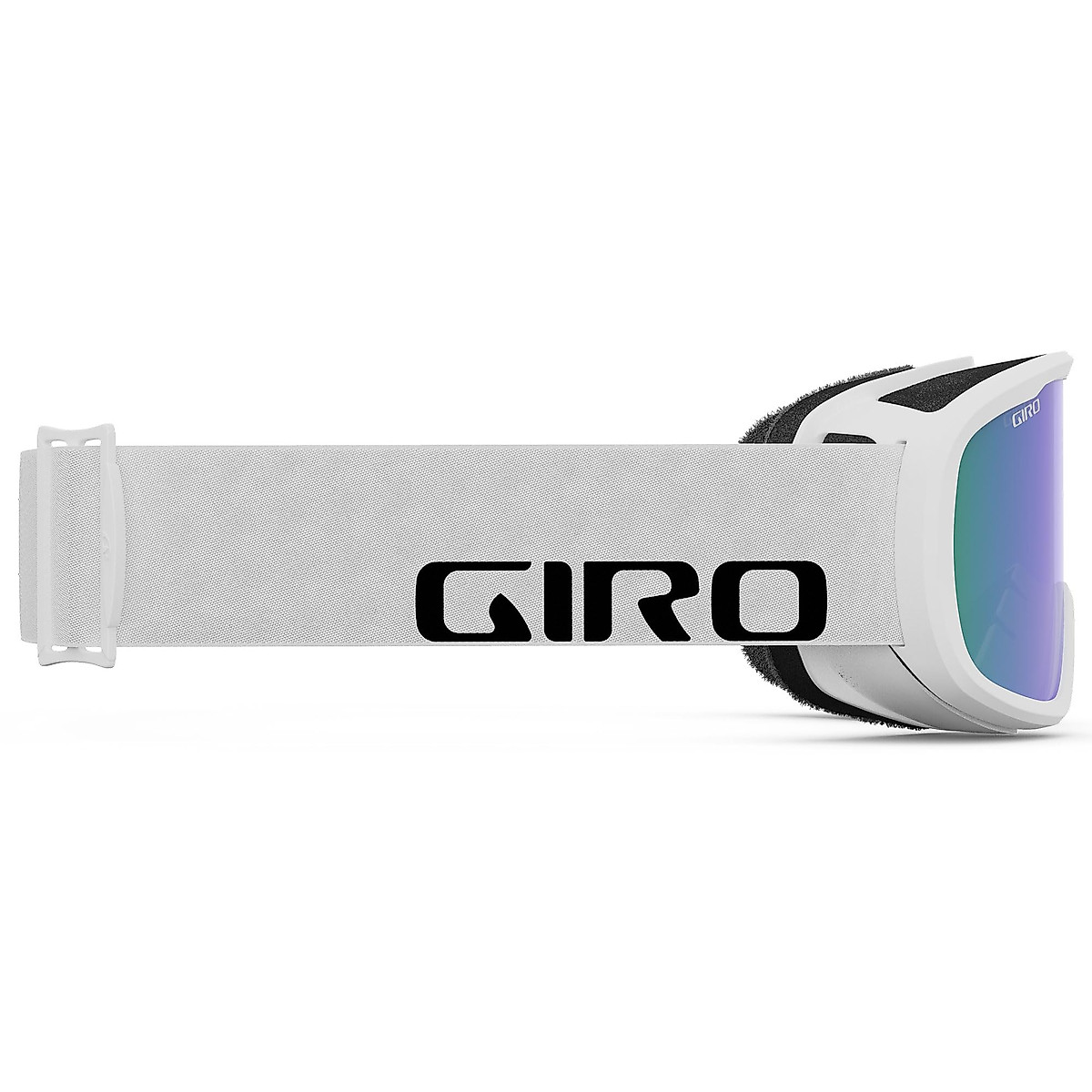 Giro Cruz Asian Fit Ski Goggles - Snowboard Goggles for Men, Women & Youth - Anti-Fog - OTG - White Wordmark Strap with Loden Green Lens