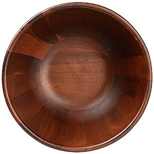 KATE SPADE Deco Dot Salad Bowl with Servers, 1.85 LB, Brown