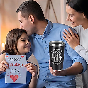 Father's Day Gifts for Dad, Men, Husband, Grandpa, Mechanic Father, Handyman - Mens Birthday Gift Ideas, Gifts for Dad for Birthday, Fathers day, Christmas, Keeps Drinks Hot or Cold, 20oz Tumbler