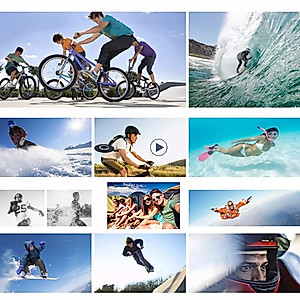 4k 1080p Sports Action Camera Motorcycle Helmet Bicycle Underwater Camera for Phone Slow Motion Diving Cycling