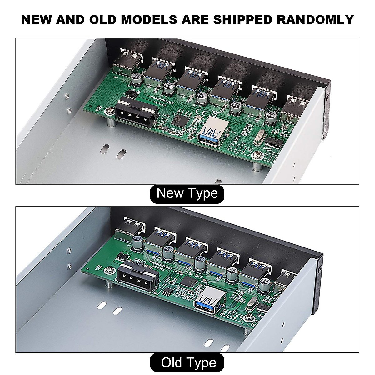 Shipenophy Data Transmission Sturdy Long-Term Use Multi-Functional Front Panel Plug and Play Computer
