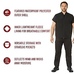 Rothco Men's Professional CCW Concealed Carry Soft Shell Vest, Black - 2XL
