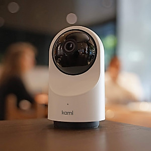 Kami Home Security Camera System 1080P HD Indoor Smart Cam, Motion-Activated with 2.4G/5G Dual-Band Wi-Fi, YI Home APP - Compatible with Alexa and Google Assistant