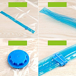 DOITOOL 1PCS Vacuum Storage Bag, Space Saving Clothes Storage Bag, New Simple Style Sealed Storage Bag, Compress Bag for Clothing, Duvets, Pillows, Bedding, Curtains, Travelling (60x80cm)