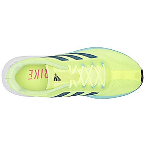adidas Women's SL20 Running Shoe, Yellow/Crew Navy/Aqua, 12