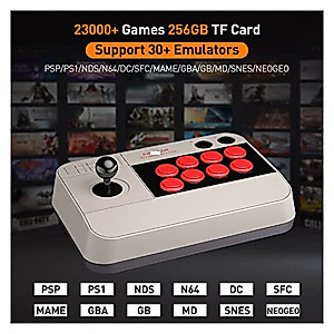 DIACCO Super Console X Joystick Built-in 23000+ Games Compatible With PS3/PS4/Switch/TV/PC Box Arcade Fighting Flexible Operation (Color : X C-Stick-256G B)