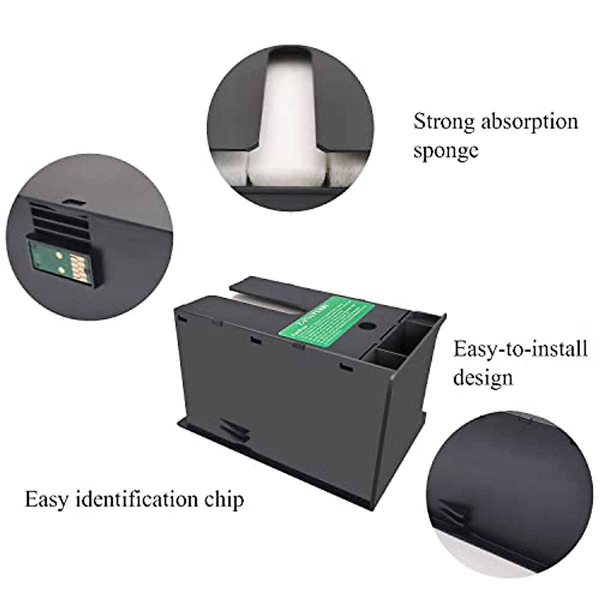 T6711 Ink Maintenance Tank Box with chip Remanufactured for Workforce WF7710 WF7720 WF3620 WF3640 WF7110 WF7610 WF7620 Printer