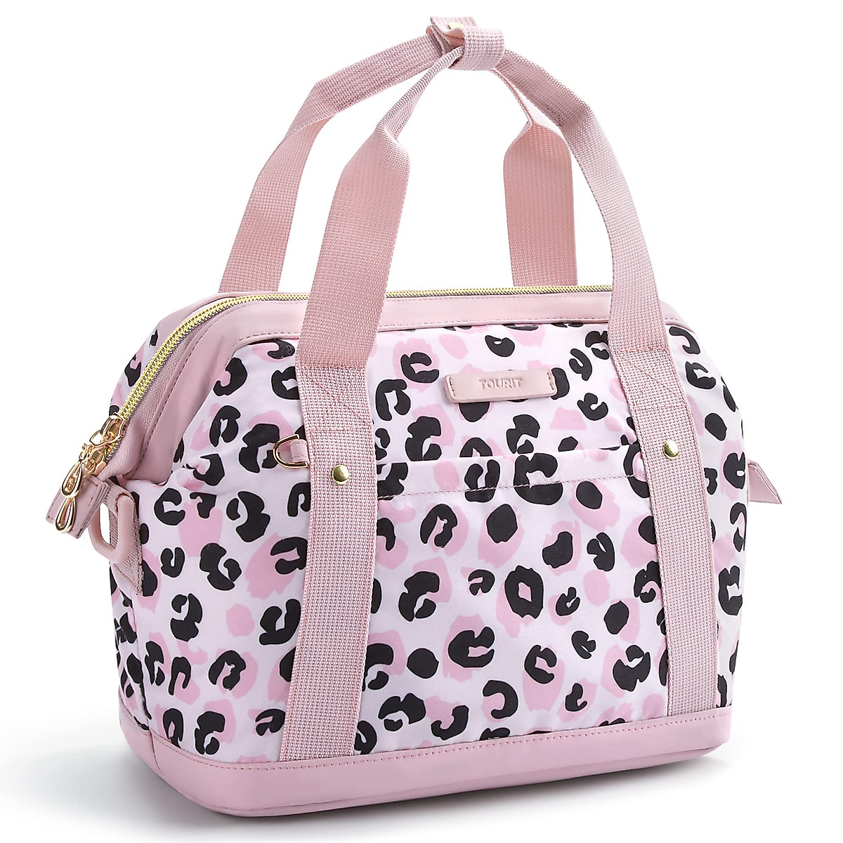 TOURIT Lunch Bag Women Insulated Lunch Box Durable Lunch Tote Bag Lunch Cooler Bag for Women Work, School, Picnic, Pink