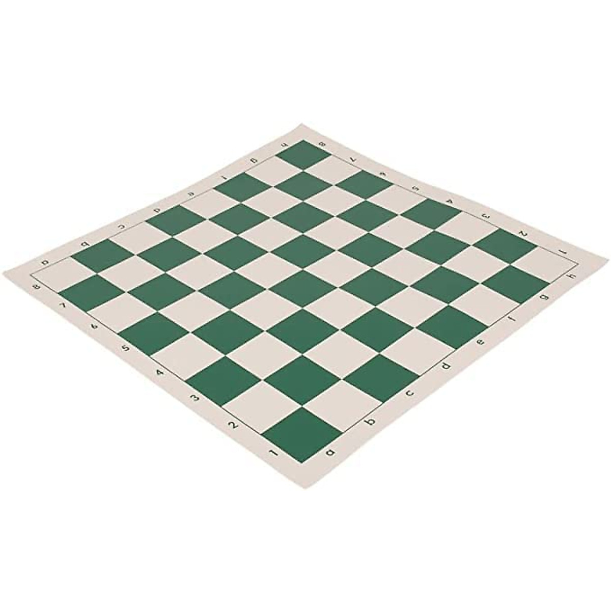 U.S. Chess Quiver Chess Set- Triple Weighted- Green- 21" x 6" Quiver Chess Bag, Regulation Vinyl Chess Board, Traditional Staunton Pattern, 3.75" King, Additional Queens, 2.25" Squares