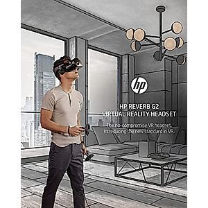 2022 Newest HP Reverb G2 Virtual Reality Headset V2 Version, Black, W/ Silmarils Lens Wipes