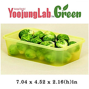 YoojungLab Dr.Lock 23.6 oz - 3ea, Soup & Salad Food Storage Containers, Keeps Fruits, Vegetables Fresh Longer, Salad Container, Cereal Container, Reusable, BPA Free, Microwave and Dishwasher Safe