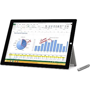 Microsoft Surface Pro 3 (256 GB, Intel Core i7, Windows 8.1) - Free Windows 10 Upgrade (Renewed)