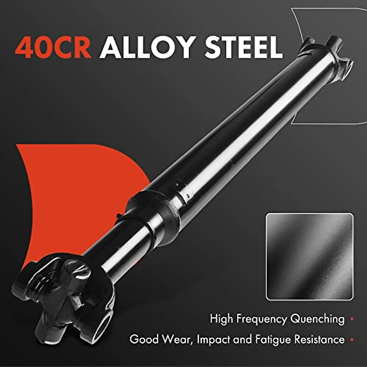 A-Premium Front Complete Drive Shaft Prop Shaft Driveshaft Assembly Compatible with Ford Bronco 1990-1996, F-150 1990-1996, F-250 1989-1996, F-250 HD 1997