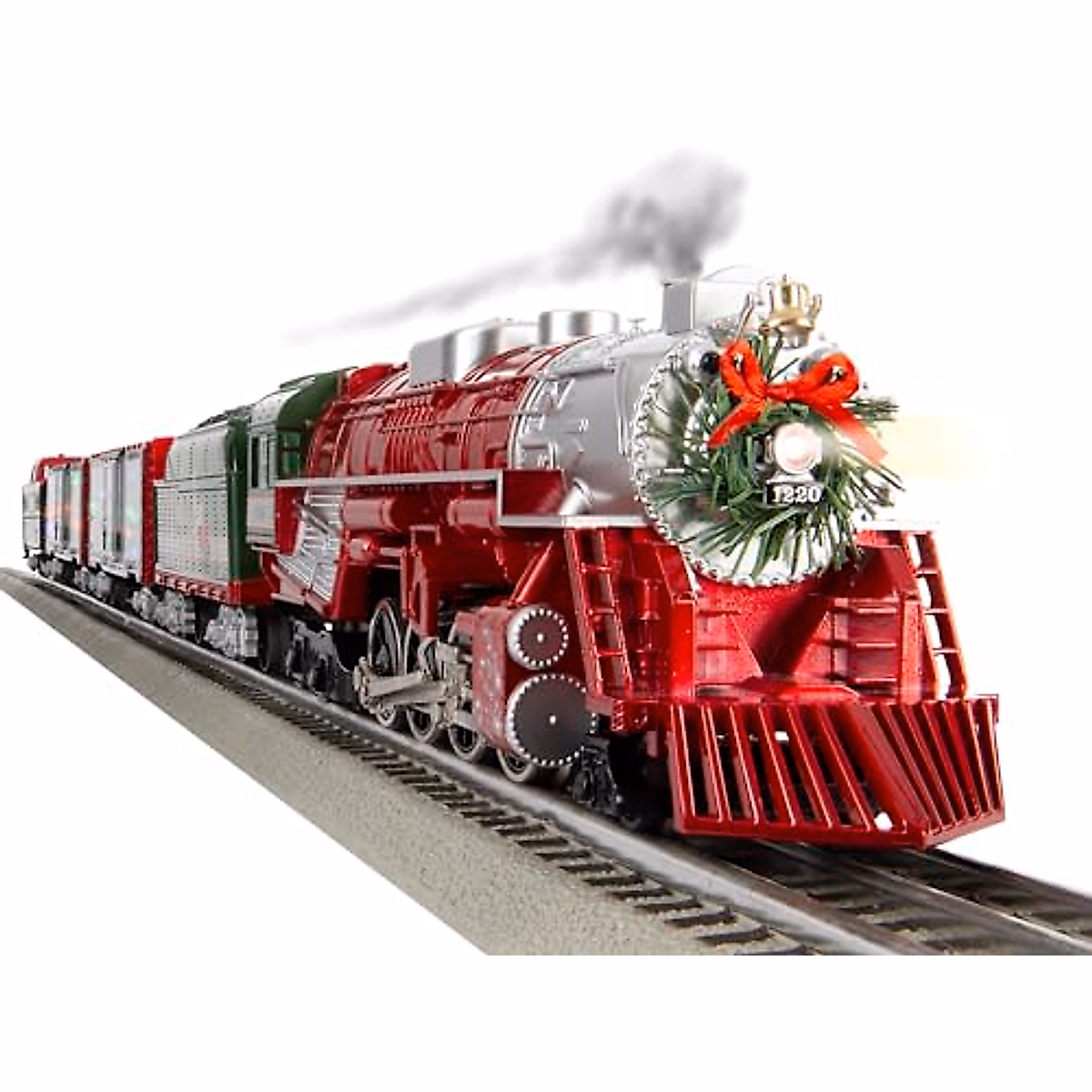 Lionel Christmas Light Express LionChief 5.0 Electric O Gauge Train Set with Bluetooth & Remote