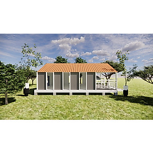 Echo-B-900 sq.ft. from Compact to Spacious, Cozy to Luxurious: 400 sq.ft. Small Houses, 900 sq.ft. Two-bedrooms, or 1600 sq.ft. Three-bedrooms. Built Steel, Your Dream Home is Ready in 3 to 15 Days.