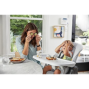 Century Snack On Folding High Chair – Features Compact, Self-Standing Fold, Metro