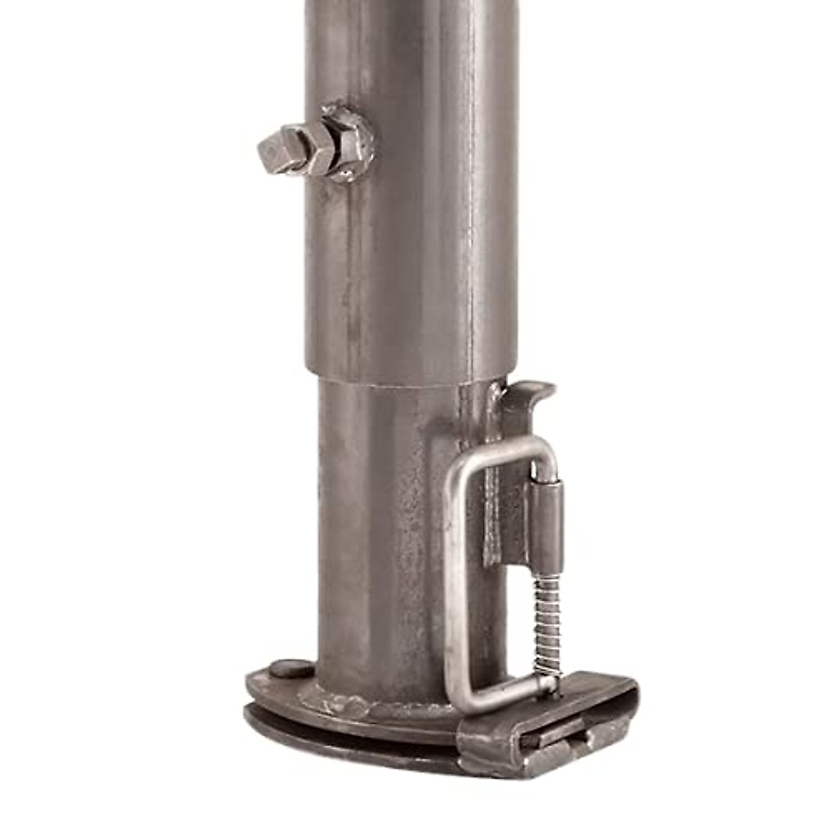 Gooseneck Round Tube Coupler/Hitch Trailer Lock with Trimax Puck Lock - Bolt Cutter Proof!!!