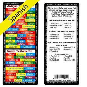 Christian Tools Affirmation Libros de la Biblia, Marcador de Libros, Grande (Books of The Bible, Jumbo Bookmark)