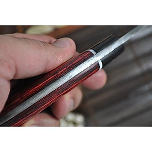 Perkin - Handmade Damascus Steel Hunting Knife - Full Tang