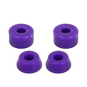 Dime Bag Hardware Skateboard Truck Rebuild Kit Bushings Washers Pivot Cups for 2 Trucks (91A Purple)