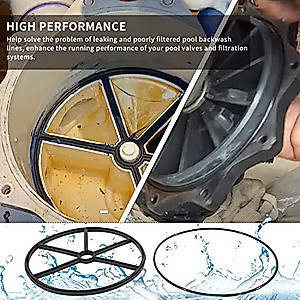 2" Diverter Spider Gasket and Top Valve O-Ring Compatible with 271148 271148z 271151 Fit for PacFab 2 Inch Top Mount and Side Mount Multiport Valves-2 Pack