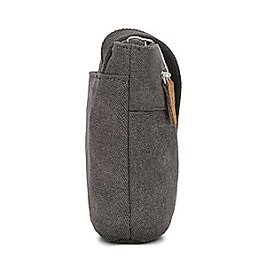 Travelon Women's Anti-Theft Heritage Small Crossbody Cross Body Bag, Pewter, One Size - 33226 540