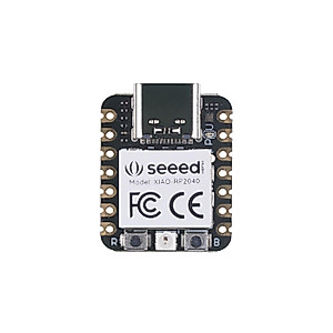 Seeed Studio XIAO RP2040 Microcontroller with Dual-Core ARM Cortex M0+ Processor, Supports Arduino, MicroPython and CircuitPython with Rich Interfaces, 3pcs.