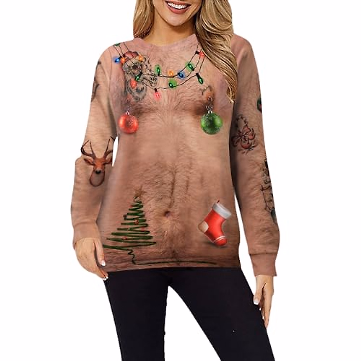 Christmas Shirts Womens Witch Shirts elk Print tee Tops Party Slim Western Athletic Shirts Pullover Black Bomber Jacket Women Plaid Shirts for Women Blouse Tops