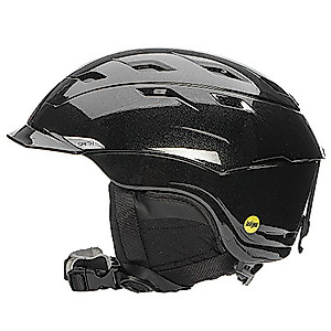 SMITH Optics Valence-MIPS Women's Ski Snowmobile Helmet (Pearl Black, Small)