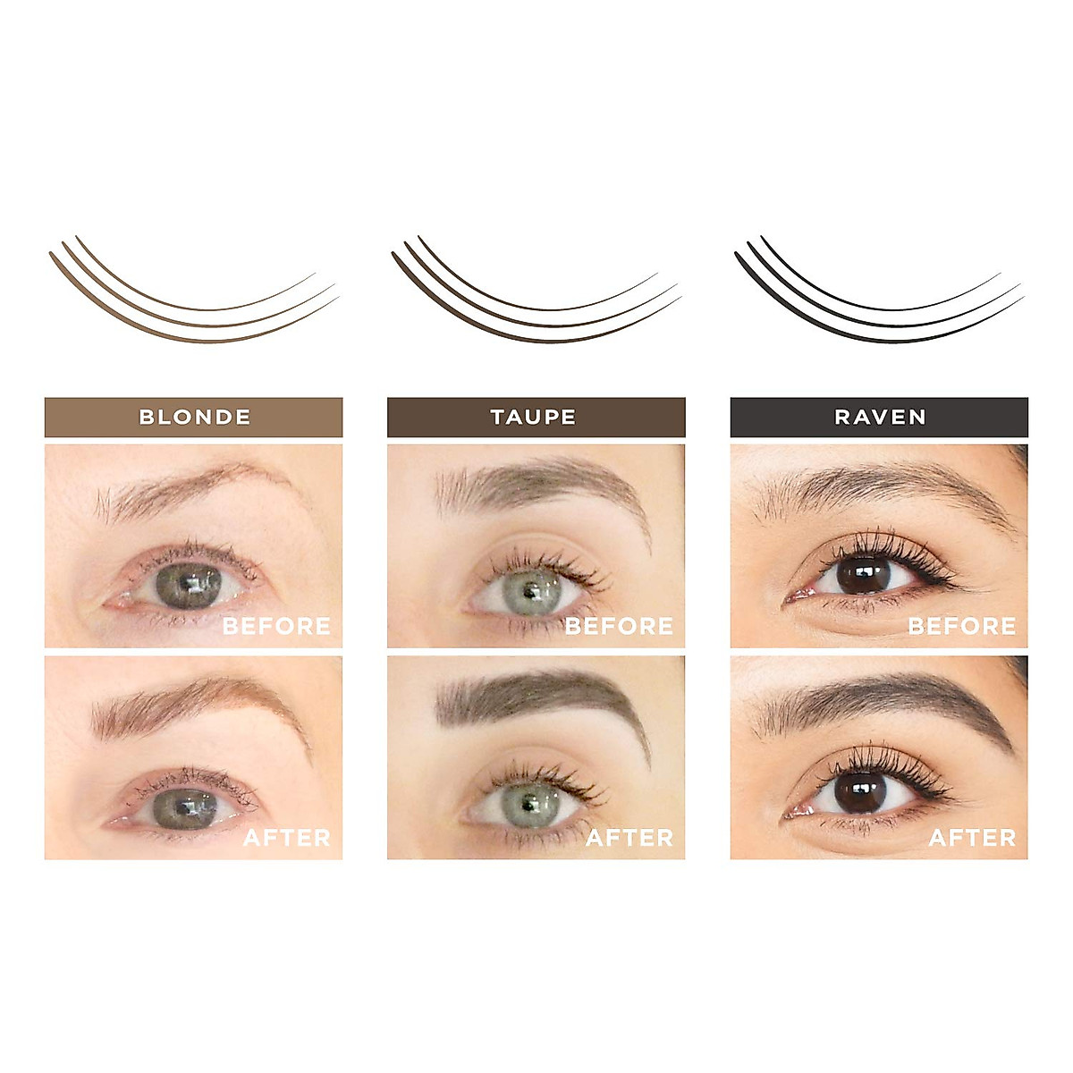 Billion Dollar Brows The Microblade Effect: Brow Pen, Create Natural Eyebrows, Fill in Brows, Taupe
