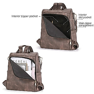 CLUCI Women Backpack Purse Bundles with Women Wallet