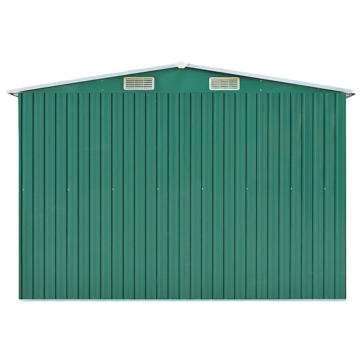 Outdoor Storage Shed, Garden Shed, Sun Protection and Waterproof Tool Storage Shed for Yard, Lawn, Backyard Garden Shed Green 101.2"x389.8"x71.3" Galvanized Steel