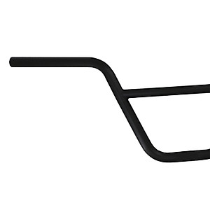 BMX Handlebars Bike Handlebar Steel Bicycle Handle Bars Bicycle Parts Universal Fits Bikes 22.2mm Bar End 9.4'' Rise 29.1'' Length Black