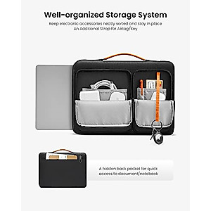 tomtoc 360 Protective Laptop Carrying Case for 15.6 Inch Acer Aspire 5/7, Lenovo Legion 5i Pro Gen 7, The Razer Blade 17, Dell Inspiron 16 Laptop/XPS 17, LG Gram 17, More Asus Thinkpad Chromebooks