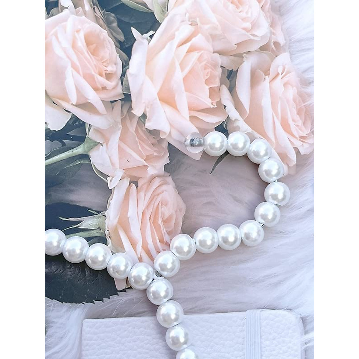 Aimeely 10" Pearl Adult Kids Pants Hangers Luxury Pack of 5 Non-Slip Metal Heavy Duty Party Daily Clothes Rack 1#