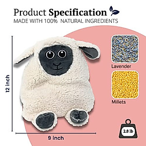 Solayman's Removable Lavender Scented Microwavable Heating Pad for Cramps