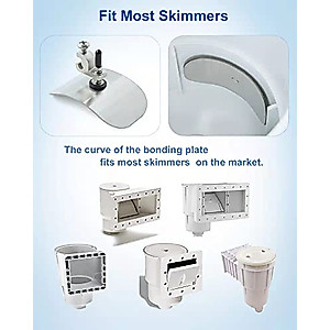 uueeGo Above Ground Pool Bonding Kits, Pool Water Bonding Kits for Skimmers Above Ground, in Direct Contact with Pool Water at All Times