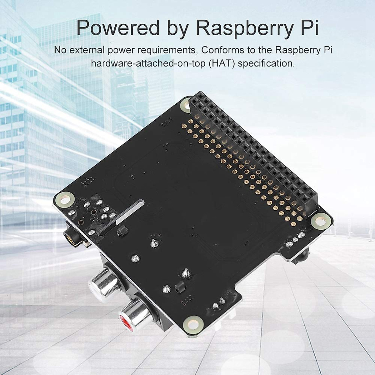 Cuifati Expansion Board for Raspberry Pi,3 Model B / 2B /B+/A+/, fosa PiFi/DAC+/HiFi/Full-HD Audio Expansion Board for Raspberry Pi Zero W, Support Volumio RuneAudio OSMC XMBC(Kodi) MOODE